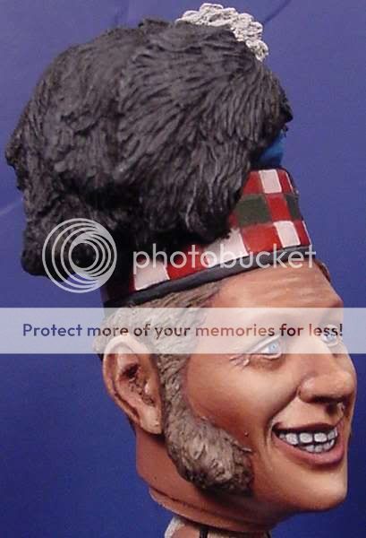 Highlander Head Done | planetFigure | Miniatures